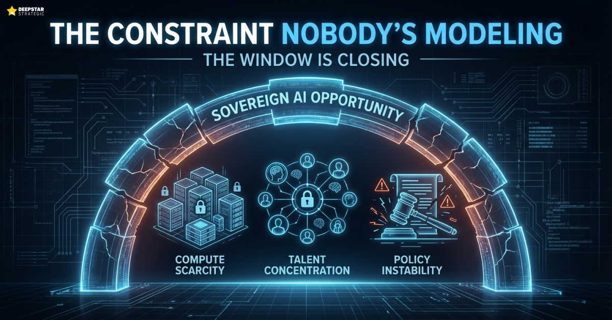 The Constraint Nobody's Modeling | Deepstar Strategic
